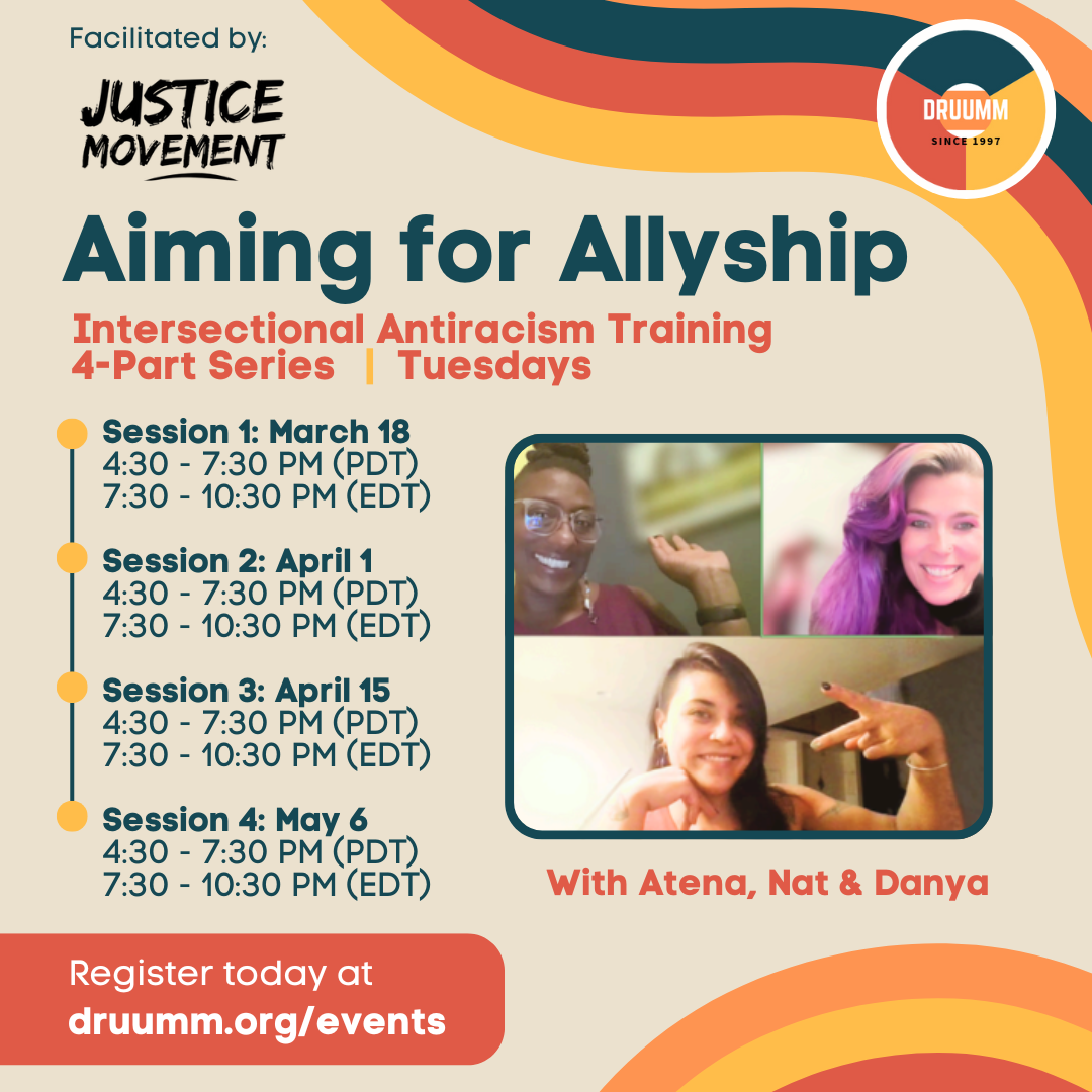 Aiming for Allyship: Intersectional Antiracism Training 4-Part Series ...